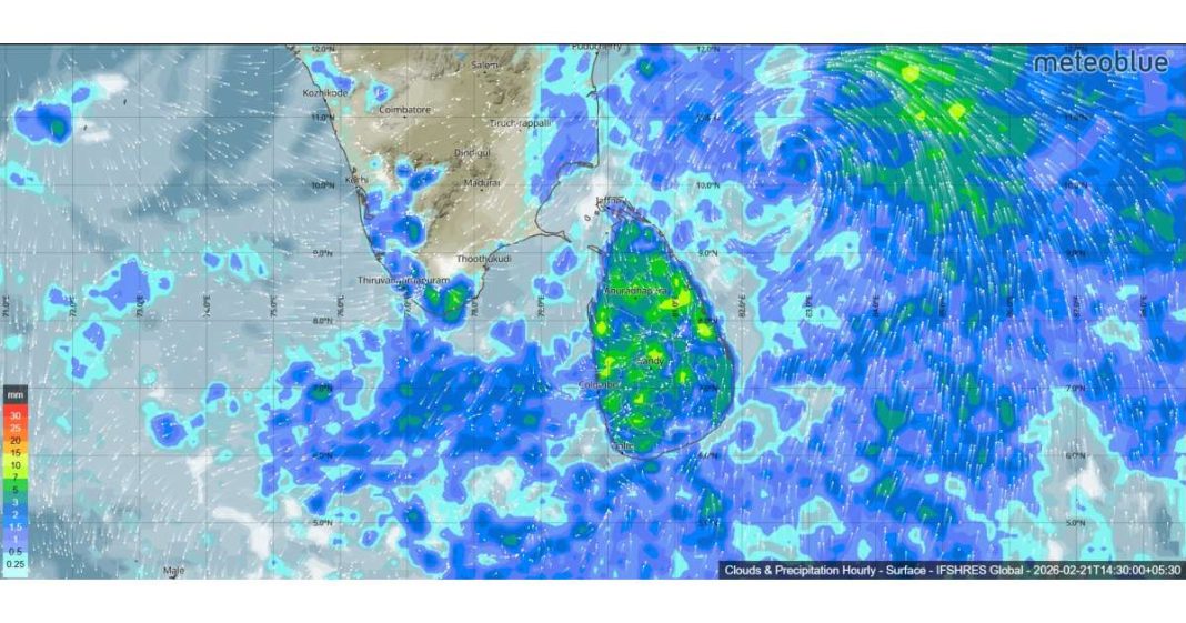 SRI LANKA WEATHER FORECAST FOR TOMORROW, 21 February 2026 | Weather in ...